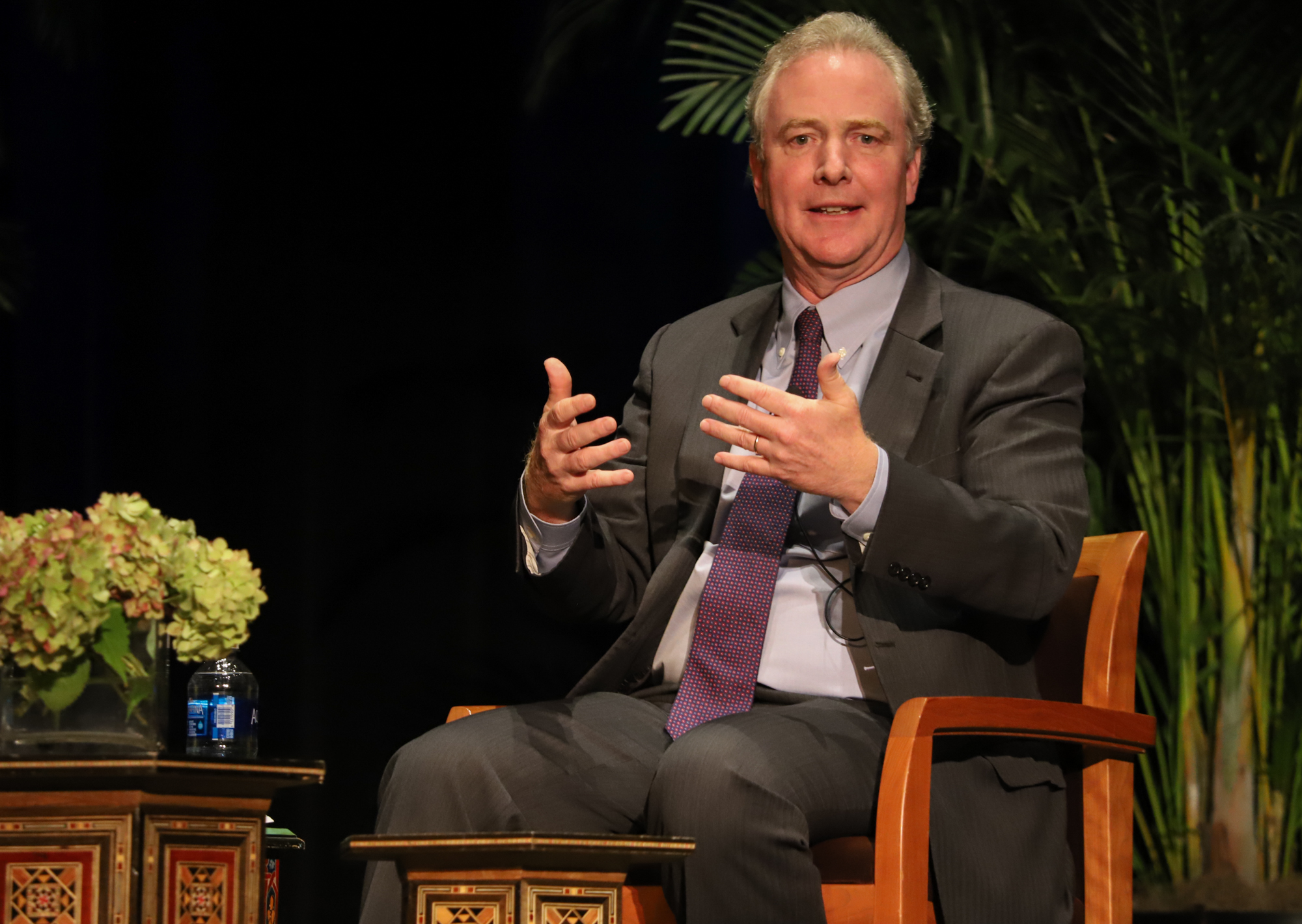 Sen. Chris Van Hollen discusses Trump’s effect on political division at ...