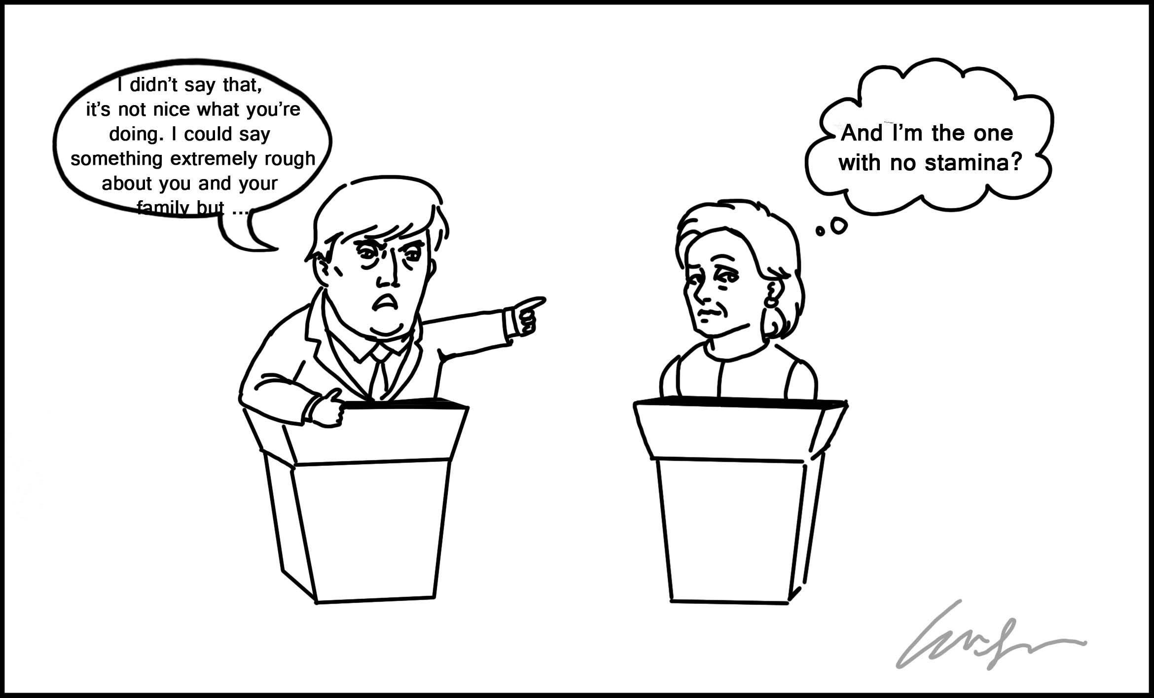 Editorial Cartoon - The Diamondback