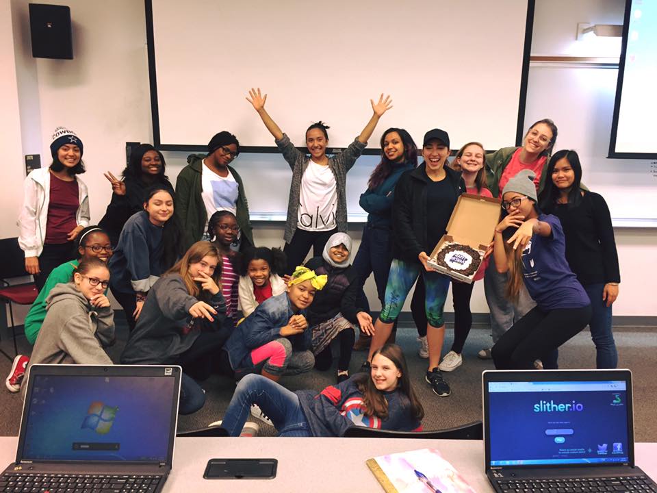 UMD students helped middle and high school girls take a crack at coding ...