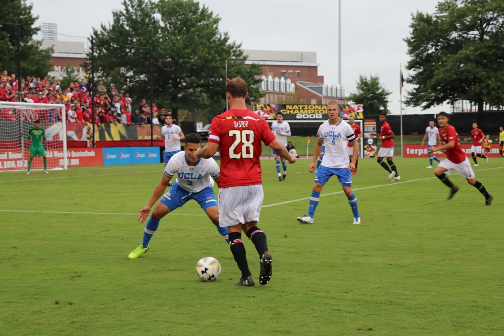 The Maryland men’s soccer backline finally slipped up against UCLA ...