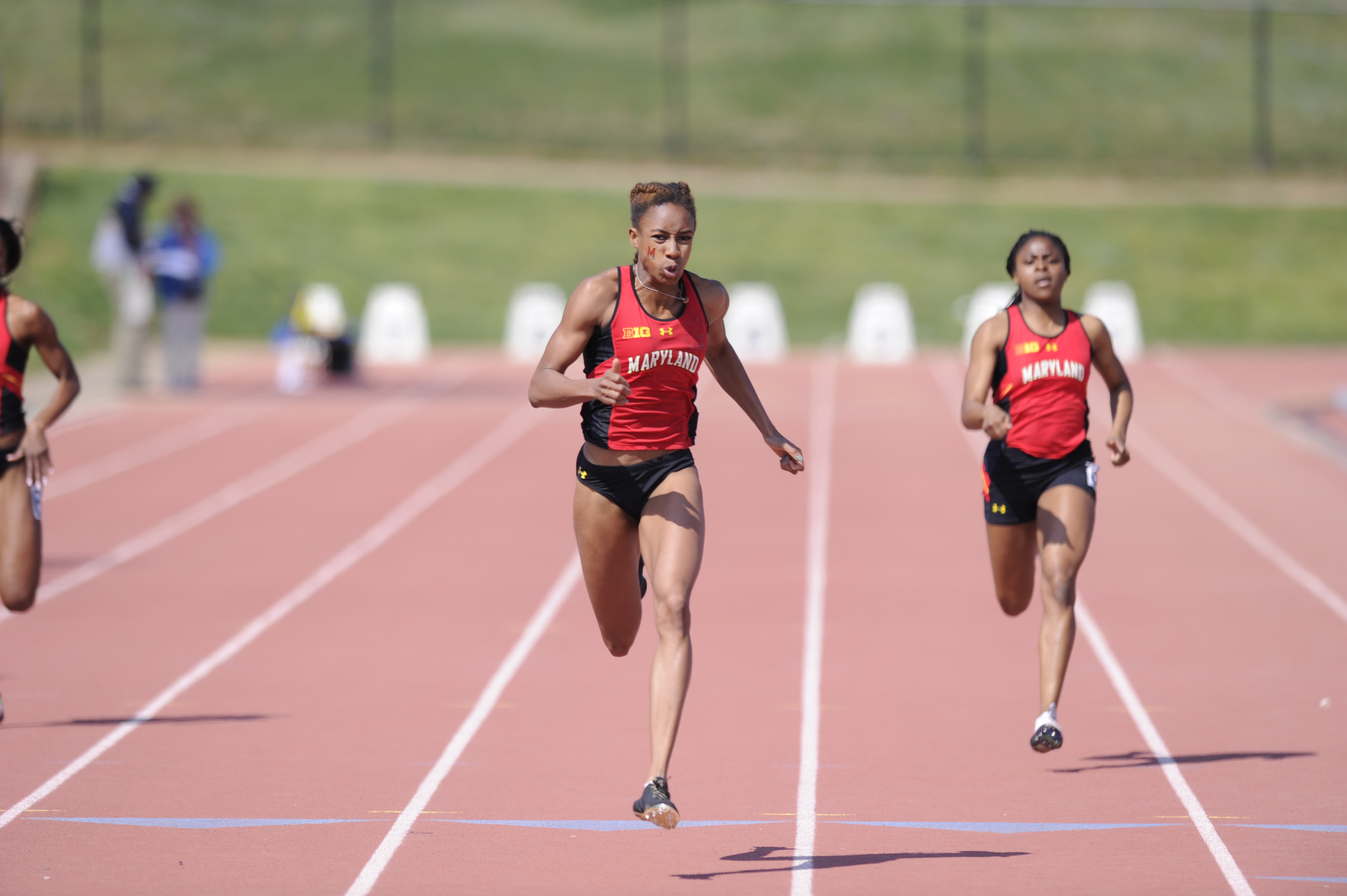 Micha Powell builds on family success as sprinter for Maryland track ...