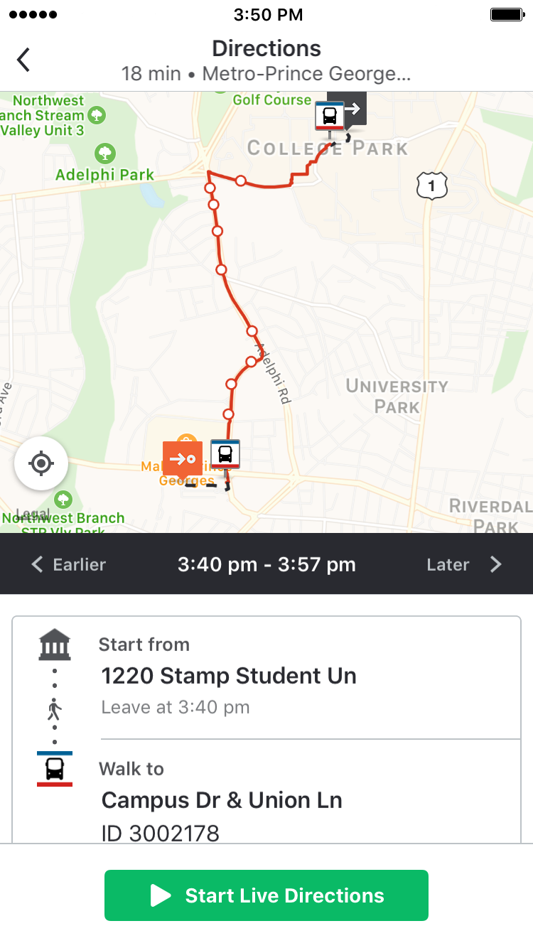 Local transit app Moovit now offers UMD campus routes - The Diamondback