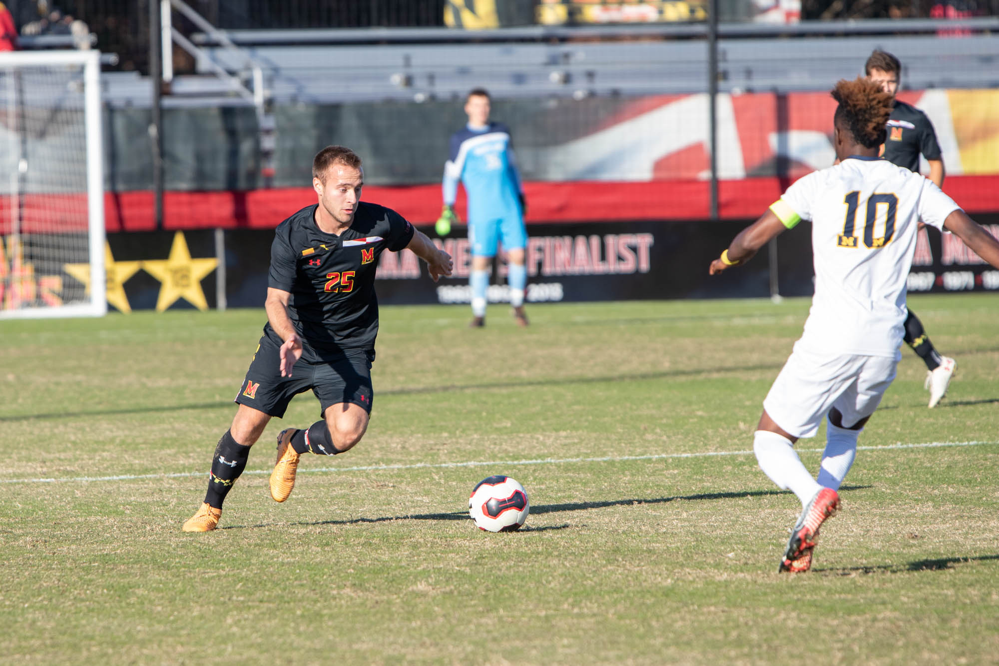 In regular-season finale, Michigan poked holes throughout Maryland men ...