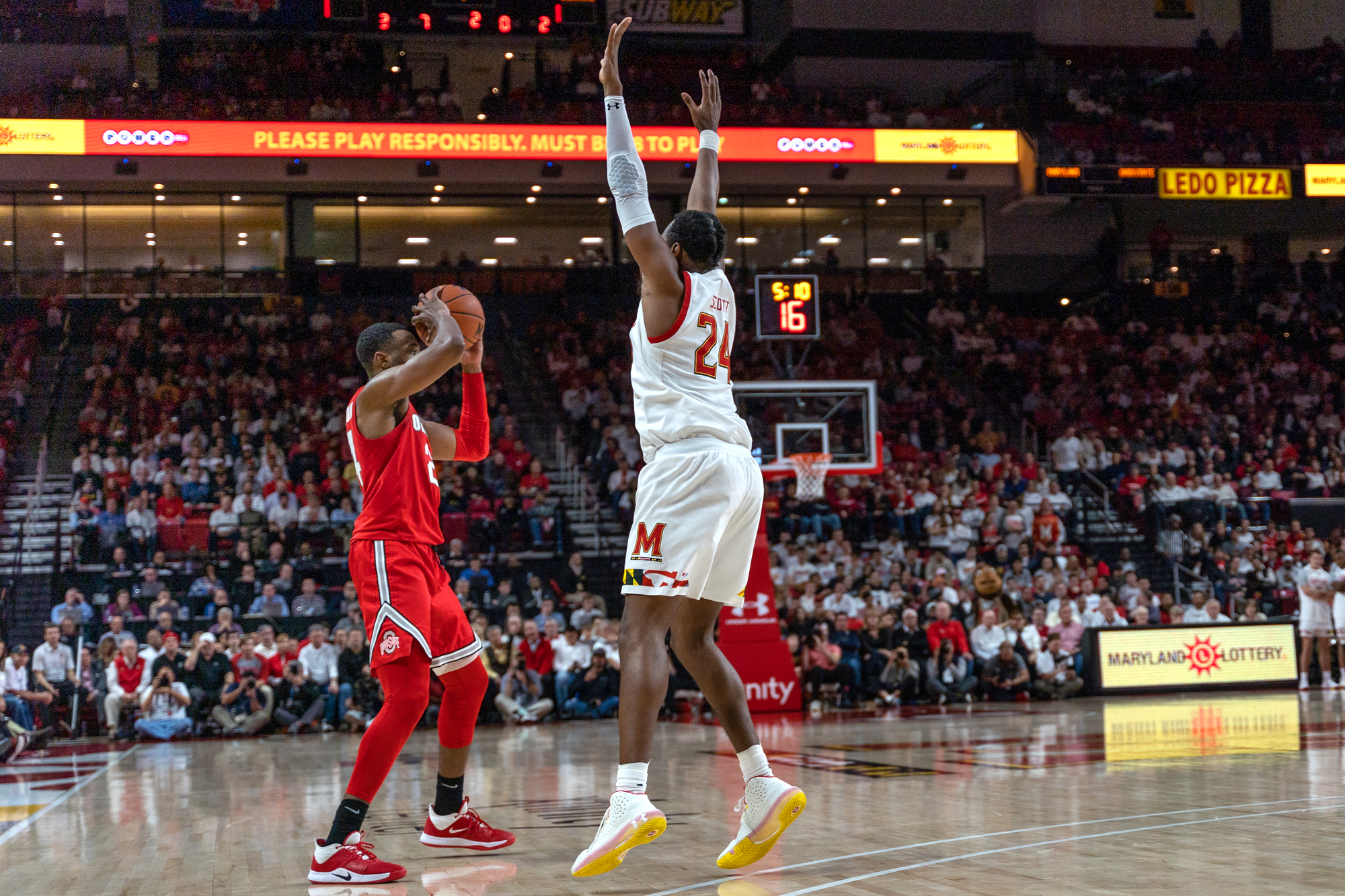 In first ranked test, No. 12 Maryland men’s basketball downs No. 11 ...