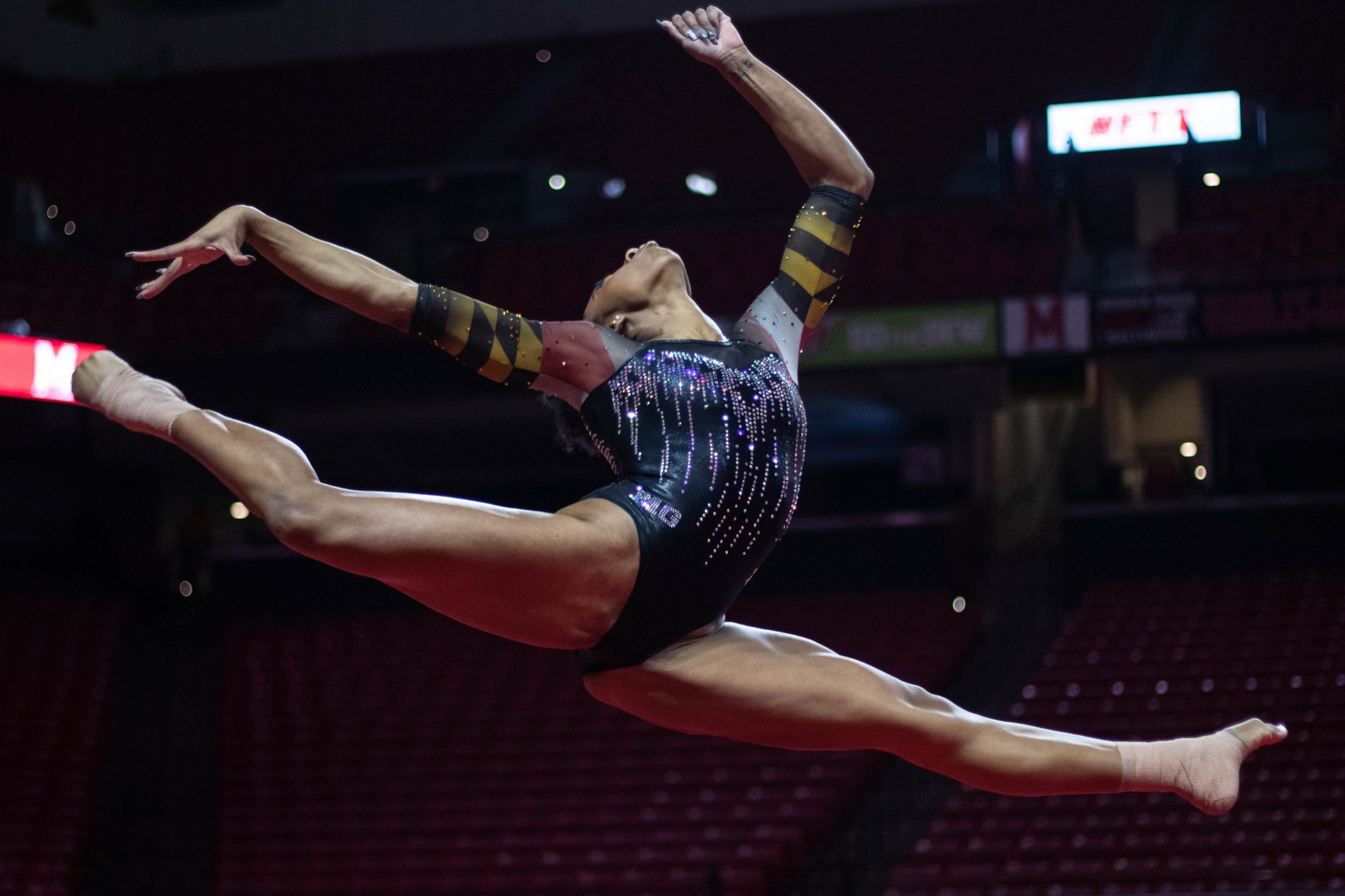 Audrey Barber shines on bars and floor, powering Maryland gymnastics to ...
