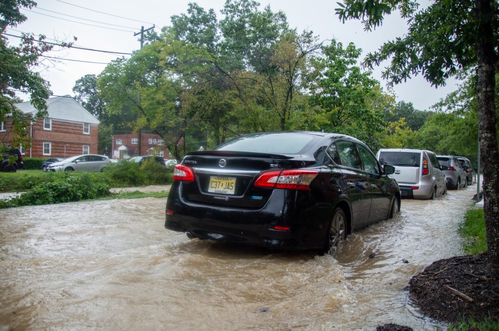 Thunderstorm brings flooded roads and standing water to College Park