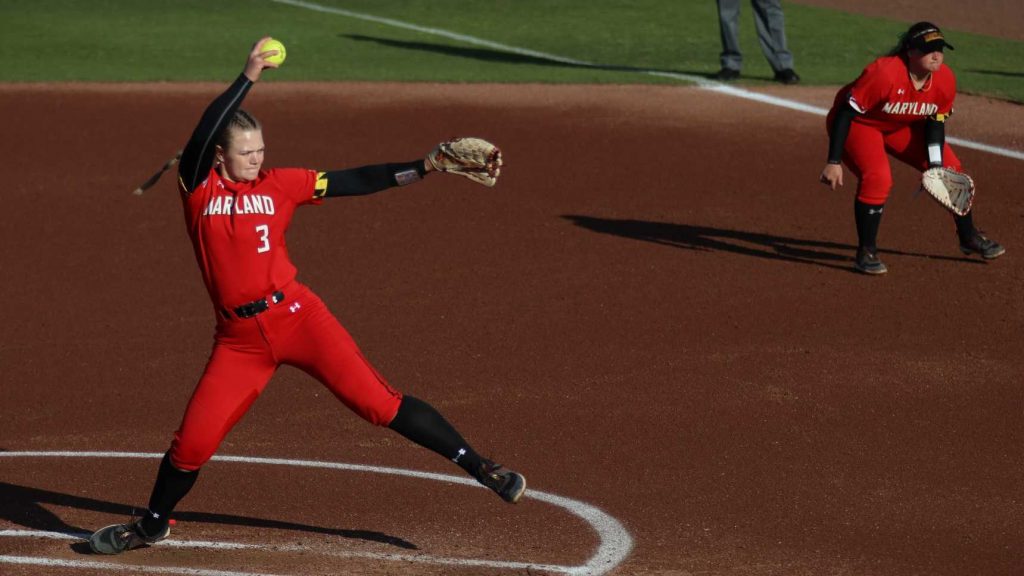 Maryland softball takes one of two from Northwestern in doubleheader