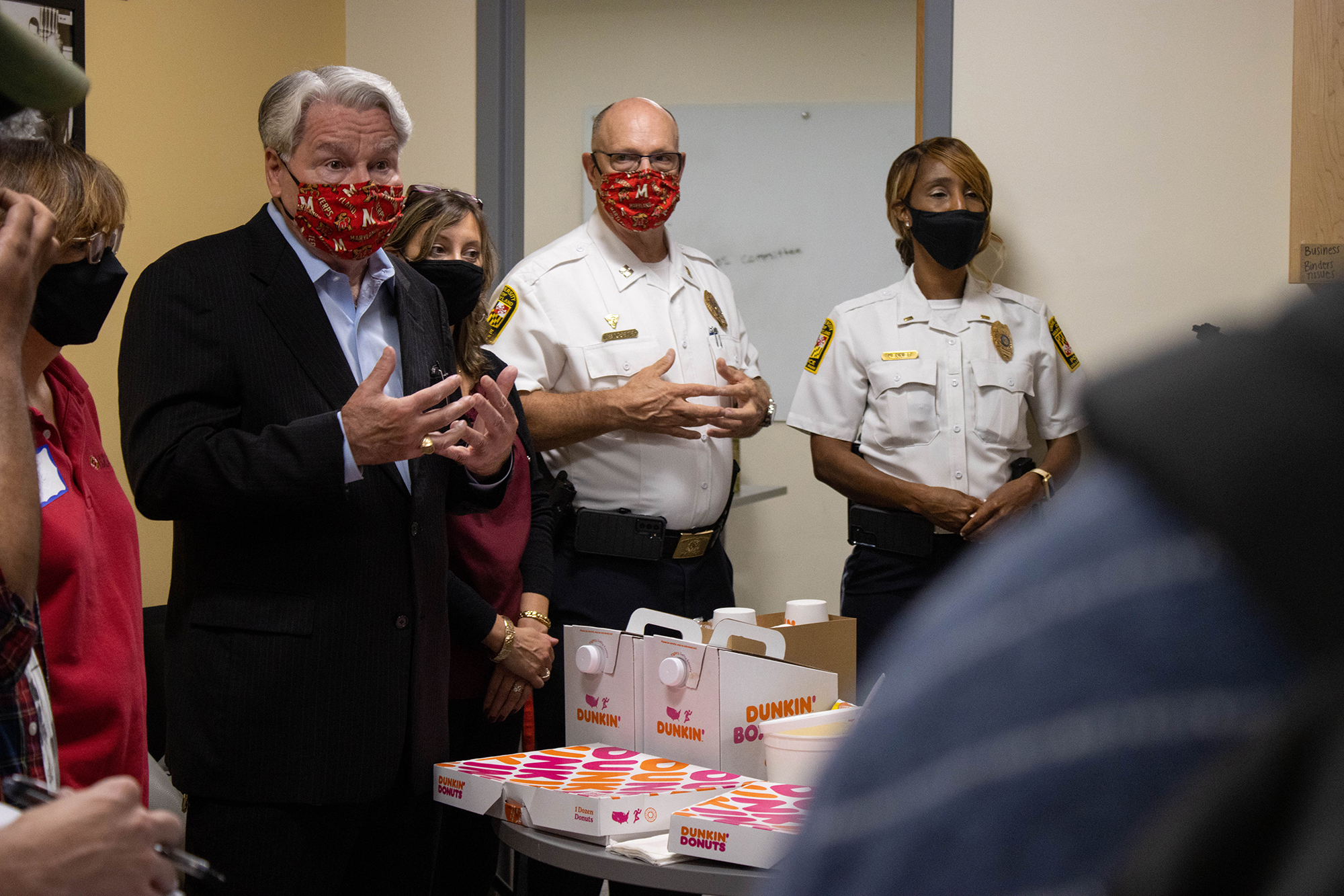 UMD SGA Safety Walk attendees find uneven sidewalks, out of service ...