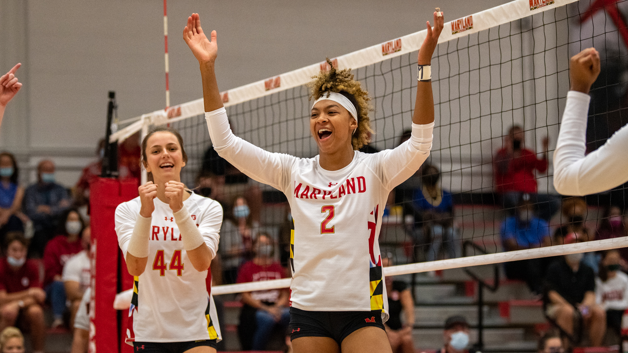Maryland volleyball knocks off ECU and Mercer as Rainelle Jones reaches ...