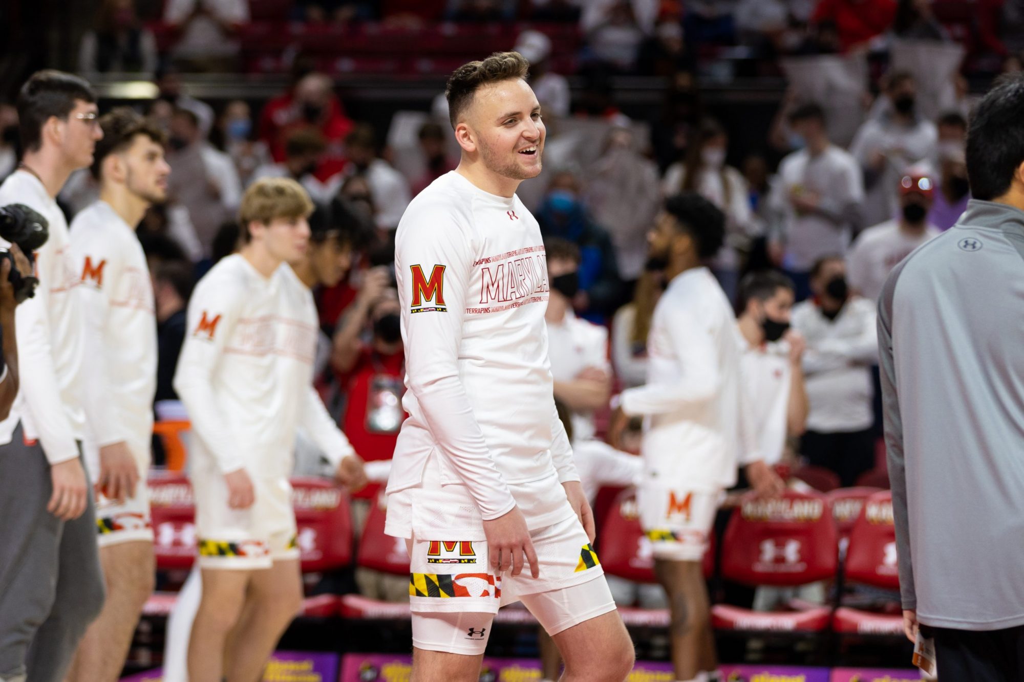 Handshakes and Gatorade: Brett Karkus’ impact on Maryland men’s basketball