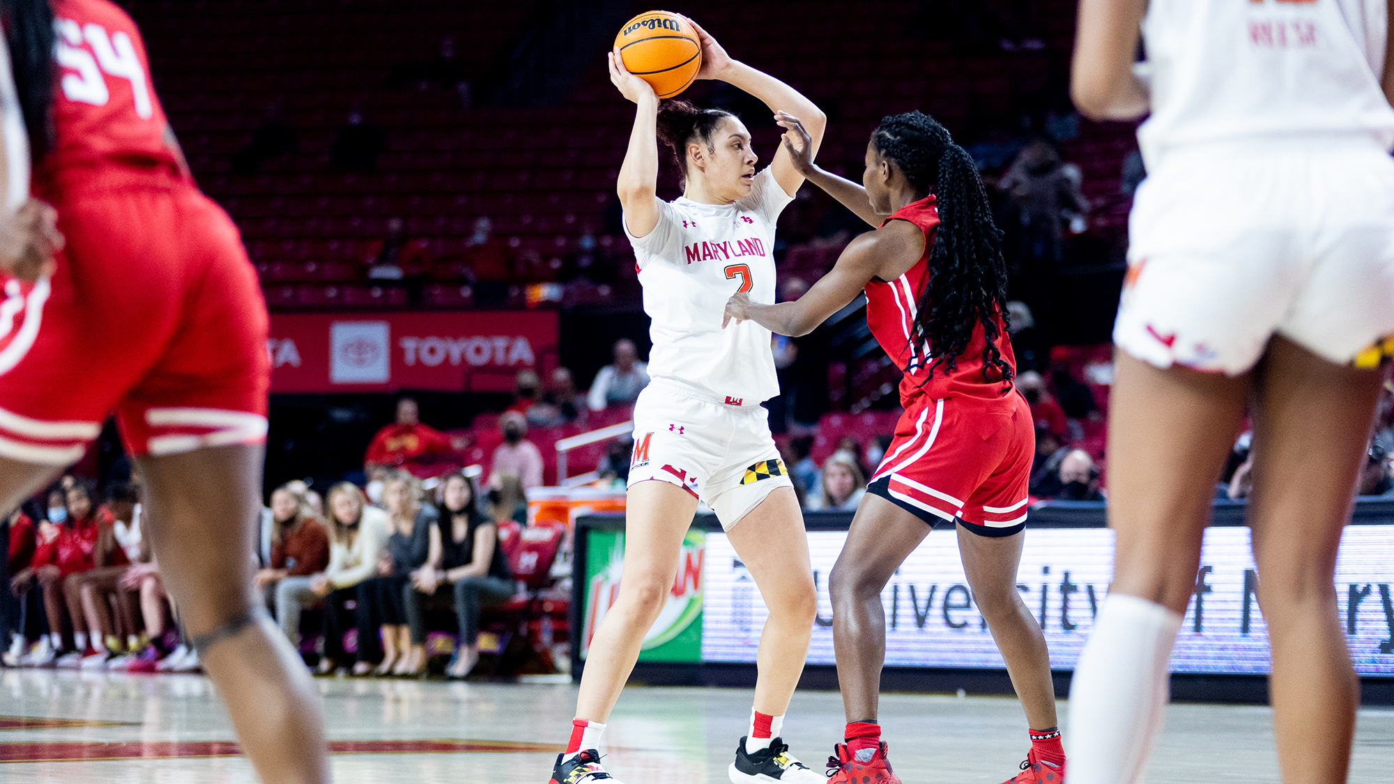 Maryland women’s basketball’s Mimi Collins played well through injury