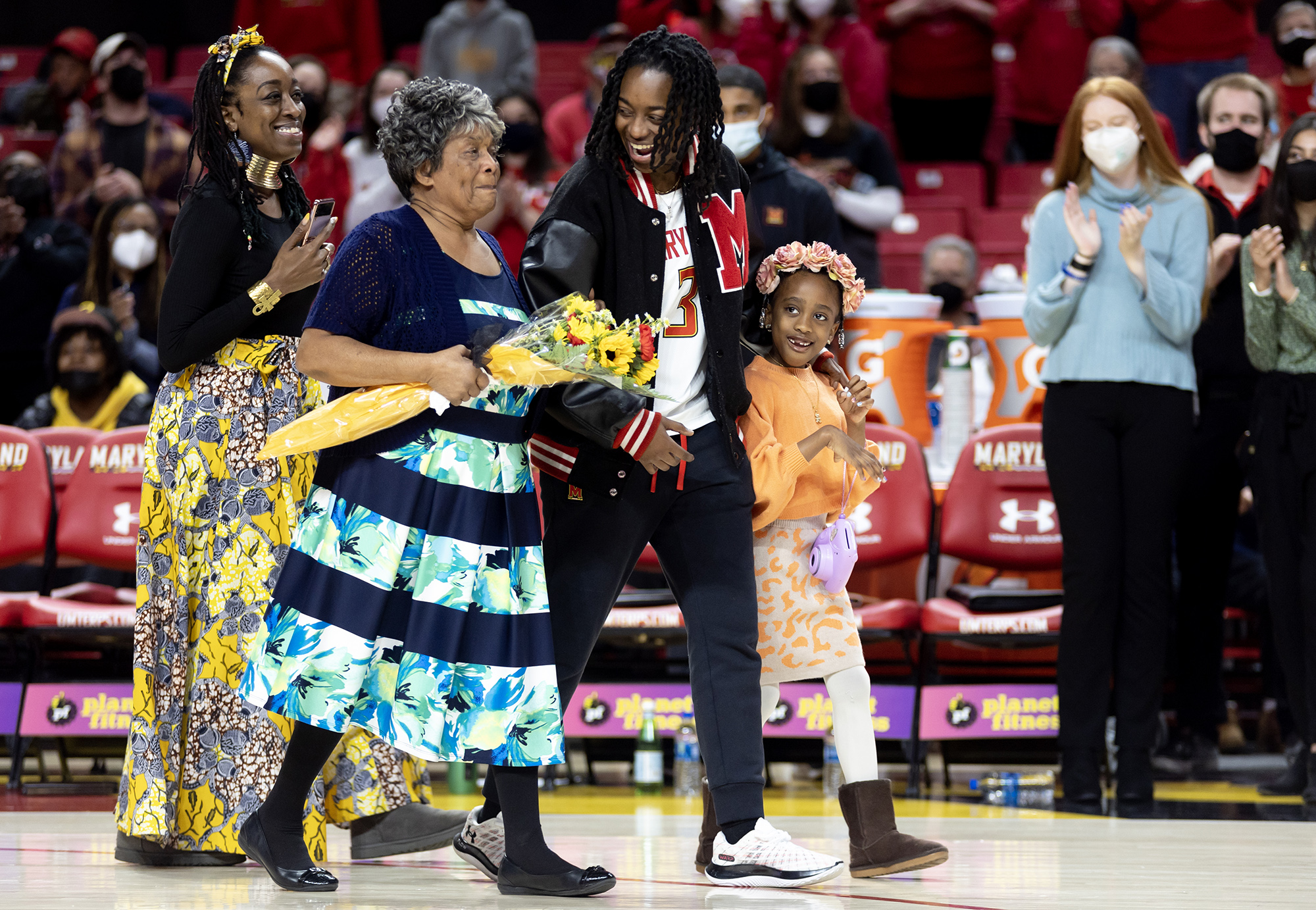 Maryland women’s basketball honors four unique contributors on senior day