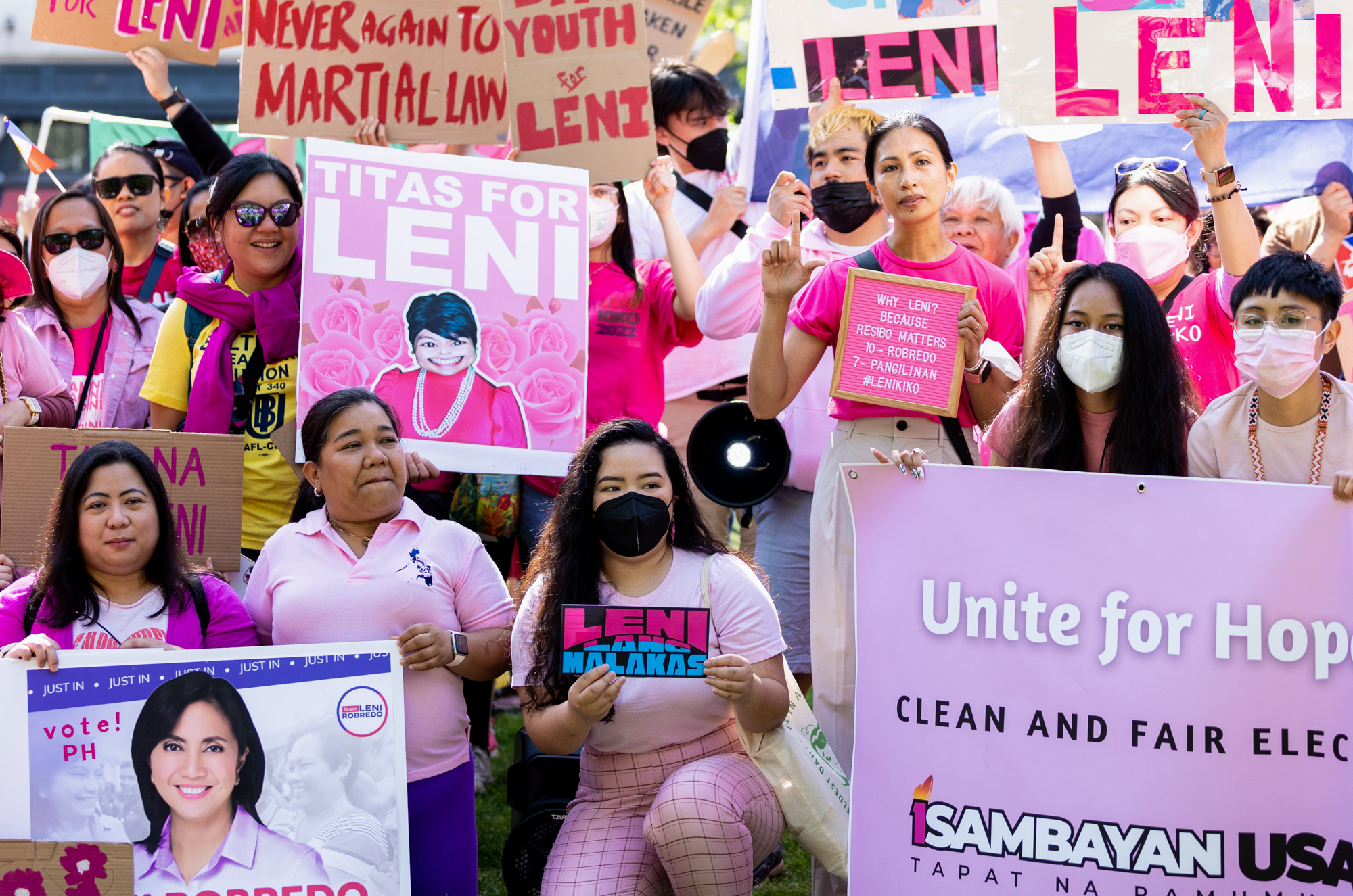 About 200 people attend DC rally for free elections in the Philippines
