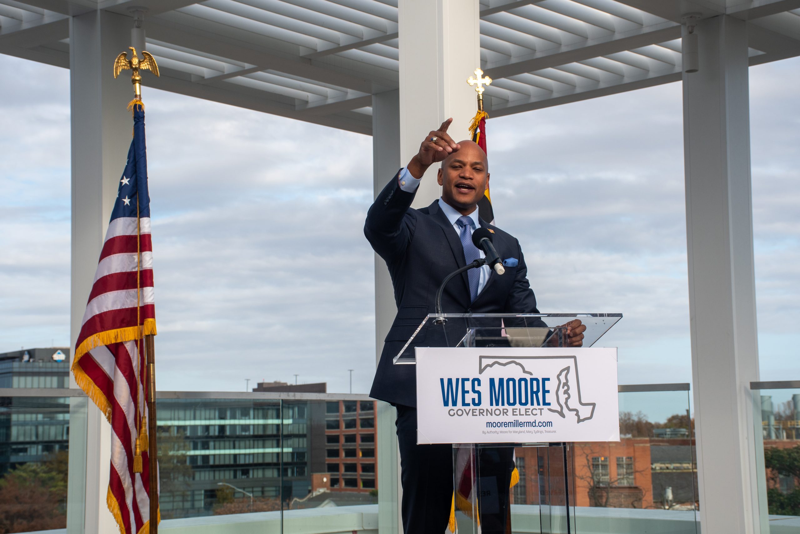Wes Moore and Aruna Miller visit UMD to share gubernatorial transition ...